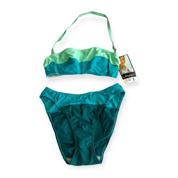 Bandeau Bikini Turquoise Etsy
