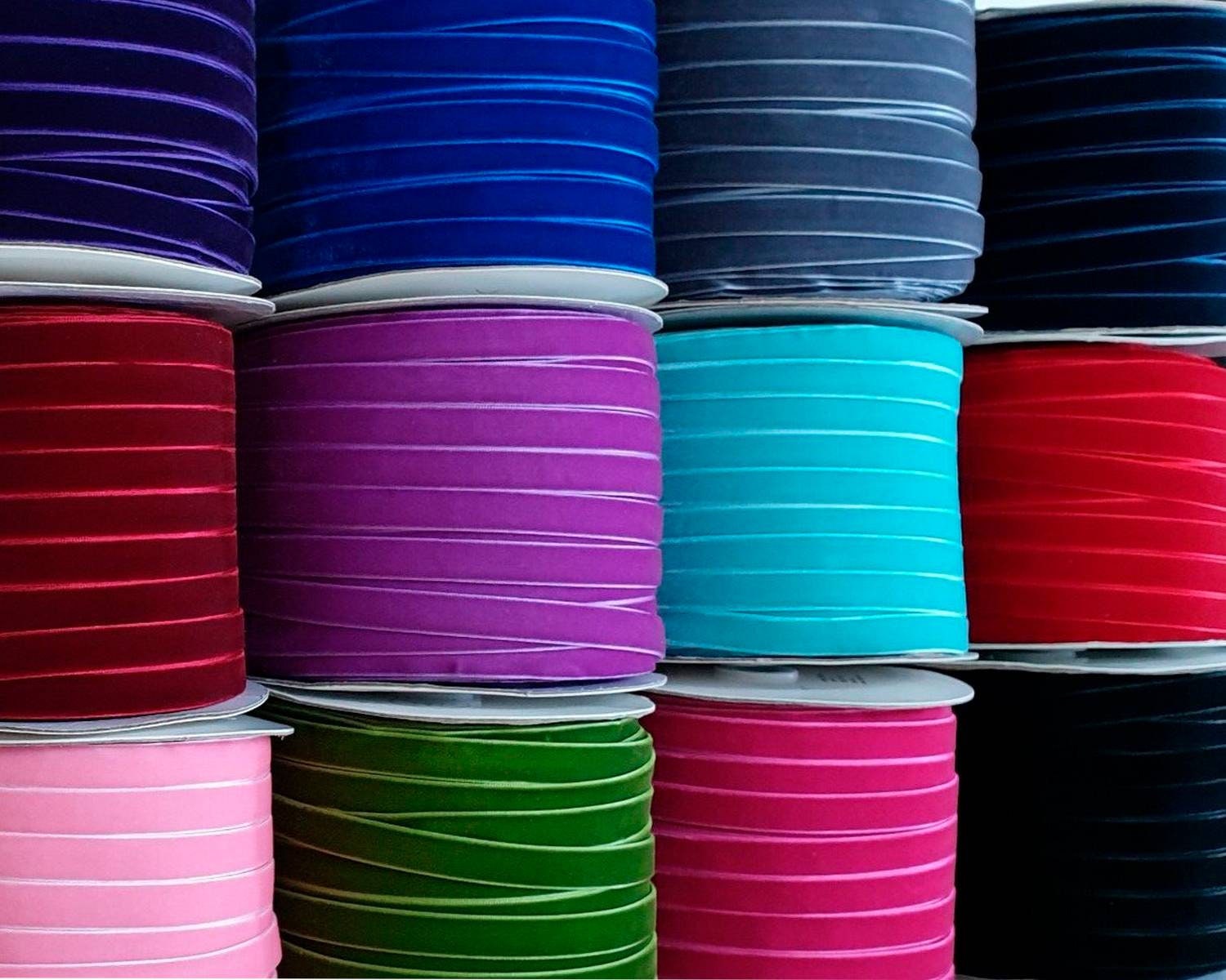 Luxury Velvet Ribbon 13mm 1/2 Inch Choice of 27 Colours | Etsy