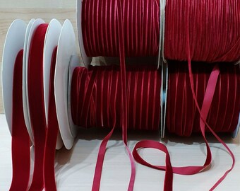 Maroon Ribbon - Etsy