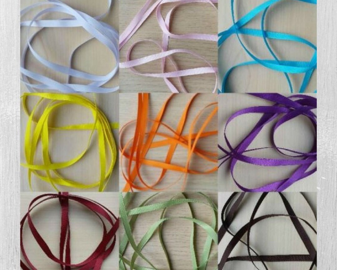 Grosgrain Ribbon 6mm 1/4 Inch 1 Mtr - Etsy