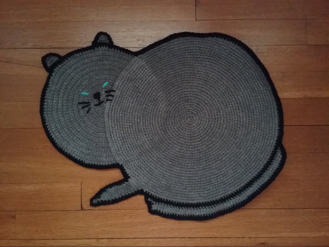 Crochet Cat Mat - Etsy