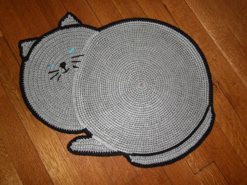 Crochet Cat Mat - Etsy