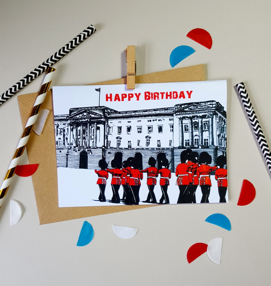 Illustrated London Birthday Card-for - Etsy UK