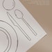 Montessori Printable Placemat: Toddler Table Setting (digital Download ...