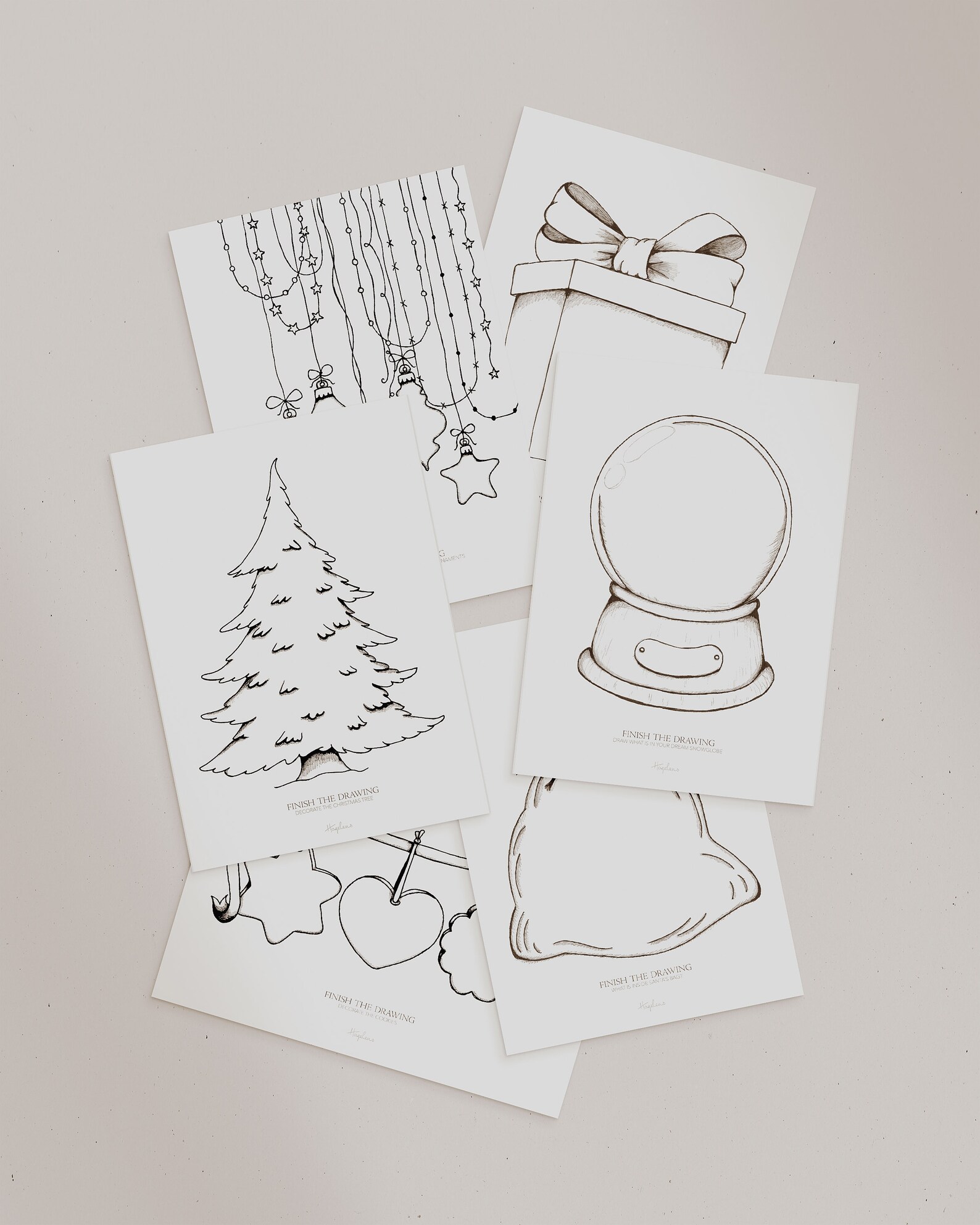 Finish the Drawing by Hagelens, Kids Drawing Prompts, Drawing ...
