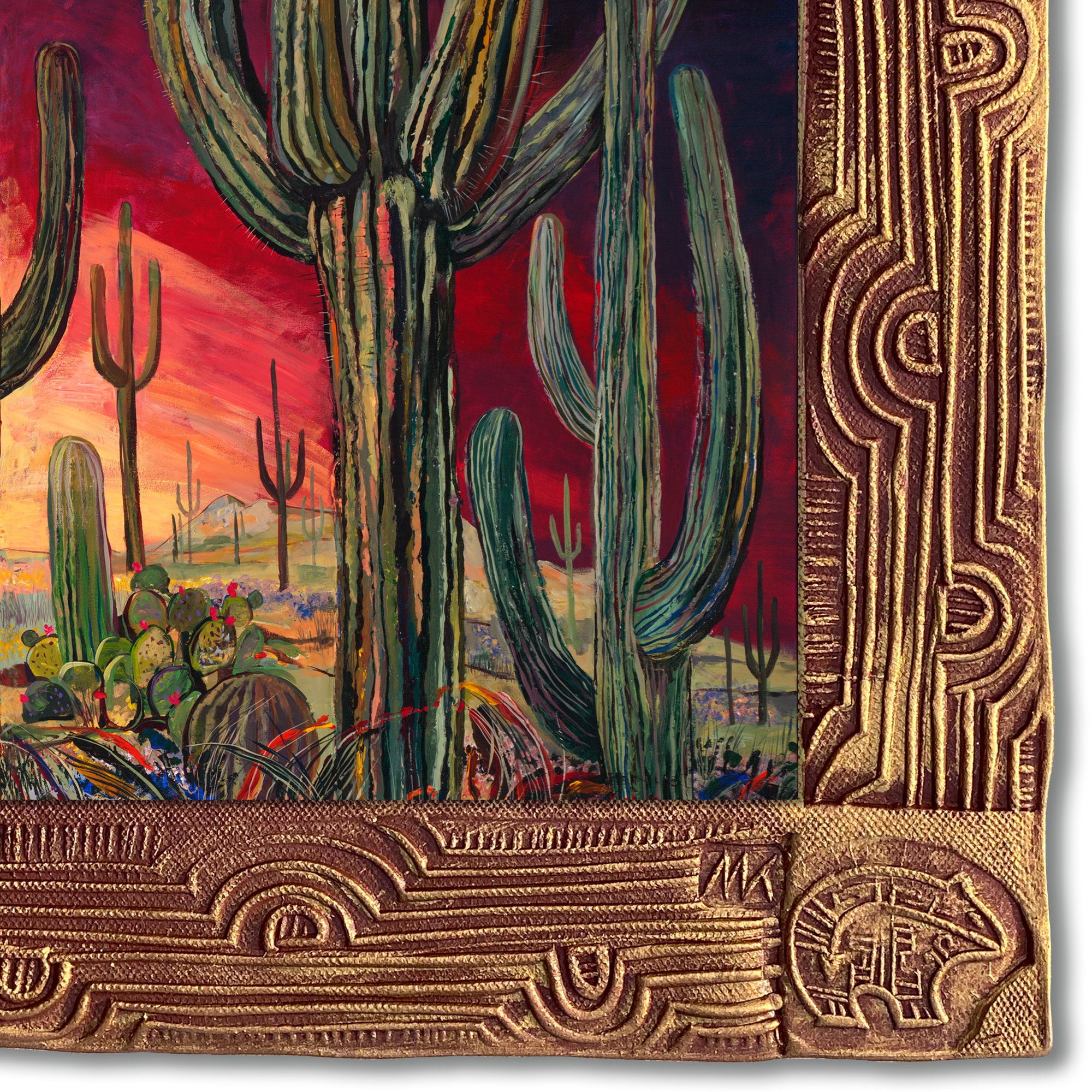Saguaro Desert III/SQ - Etsy