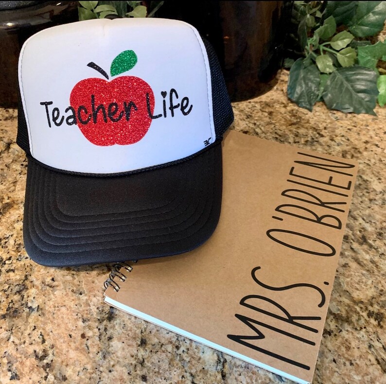 Teacher Hat | Cup | Notebook | Teacher Gift Set | Teacher Life | Back ...