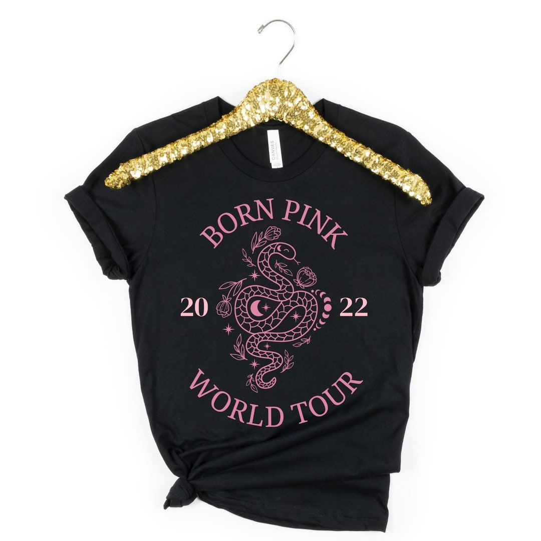 Born Pink World Tour Shirt, 2022 Tour Tee, Pink Venom Comeback Merch ...