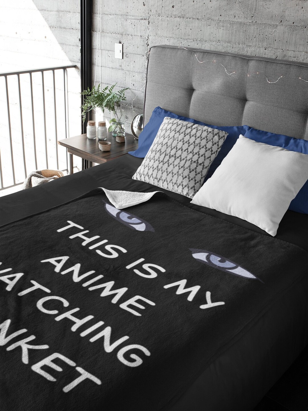 Anime Gift, Anime Throw Blanket, Anime Watching Blanket, Blanket Throws ...