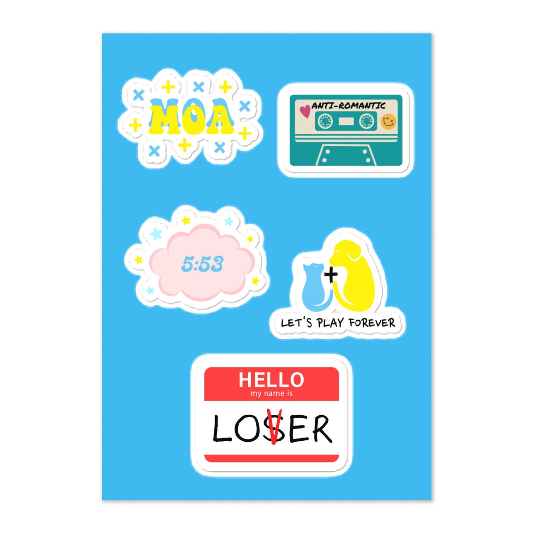 MOA Sticker Sheet, MOA Merch, Act: Lovesick World Tour Decals, K-pop ...