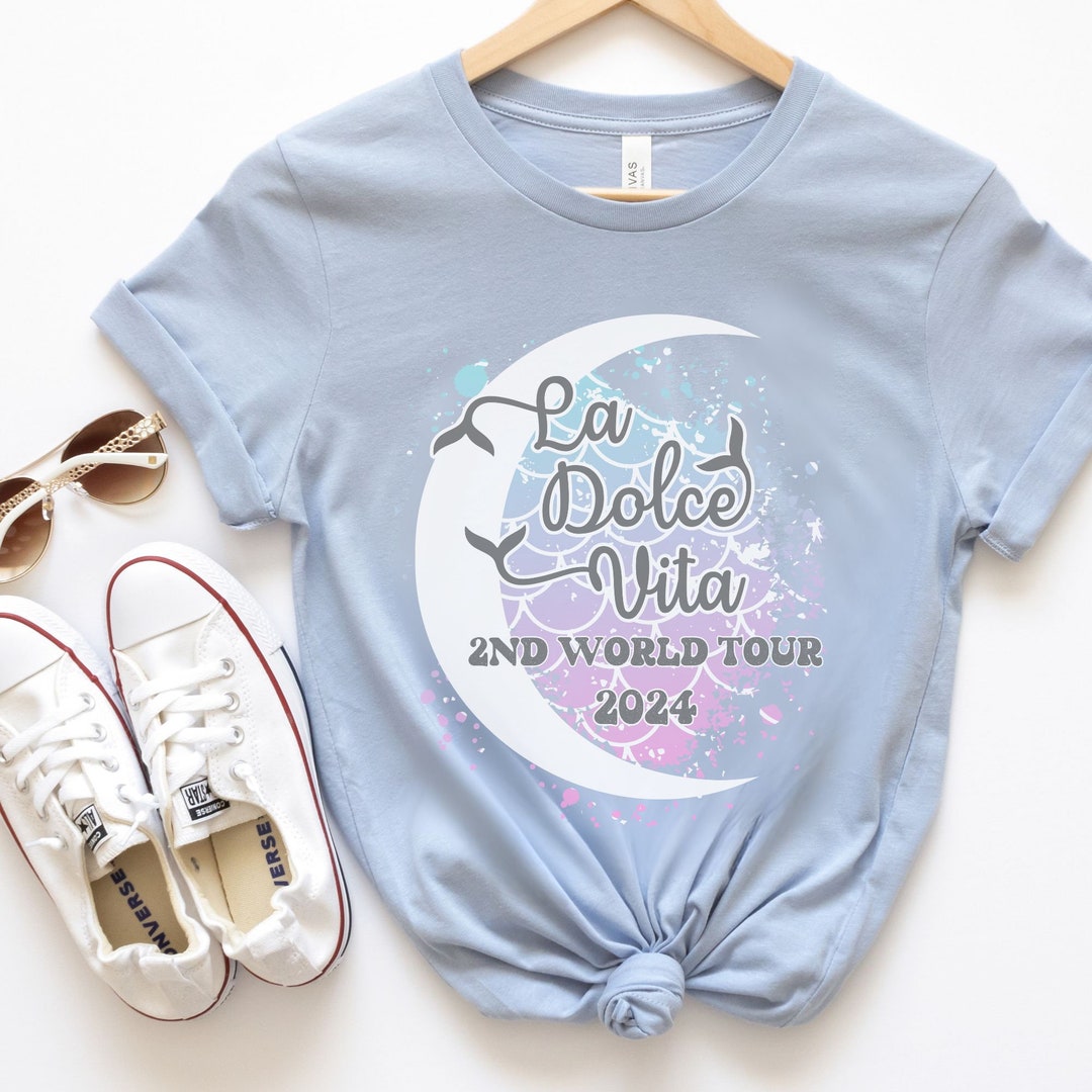 La Dolce Vita Shirt, Kpop Concert Tour Merch, K-pop Tshirt, to Moon ...