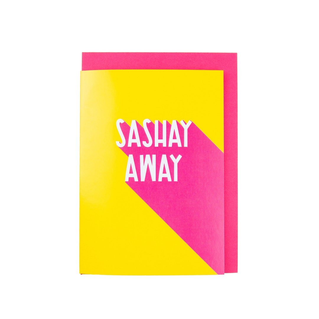 Sashay Away Card, Drag Race Inspired Sashay Away Card, Rupaul's Drag ...
