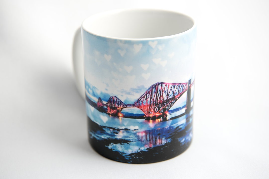 Forth Bridge Ceramic Mug, Scotland Souvenir Coffee Cup - Etsy UK