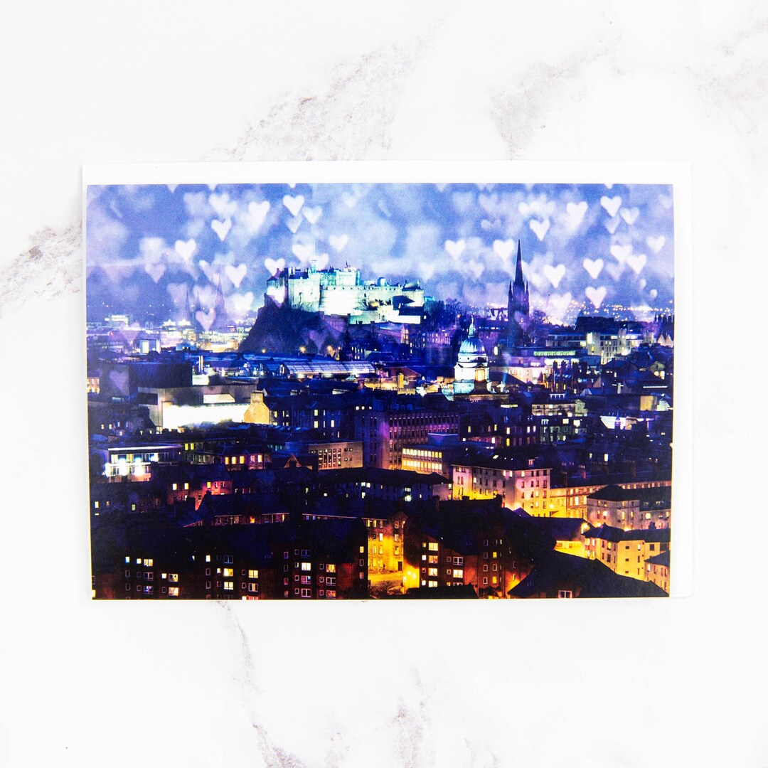 Edinburgh Card, Edinburgh Castle Card, Scottish Card, Scottish Castle ...