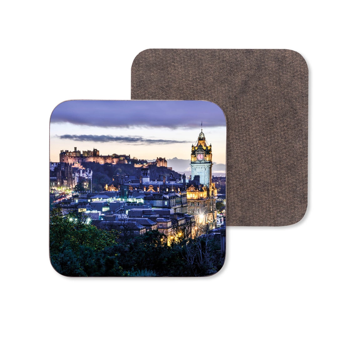 Edinburgh Coaster Skyline Coaster - Etsy UK