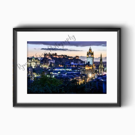 Edinburgh Castle Print | Etsy