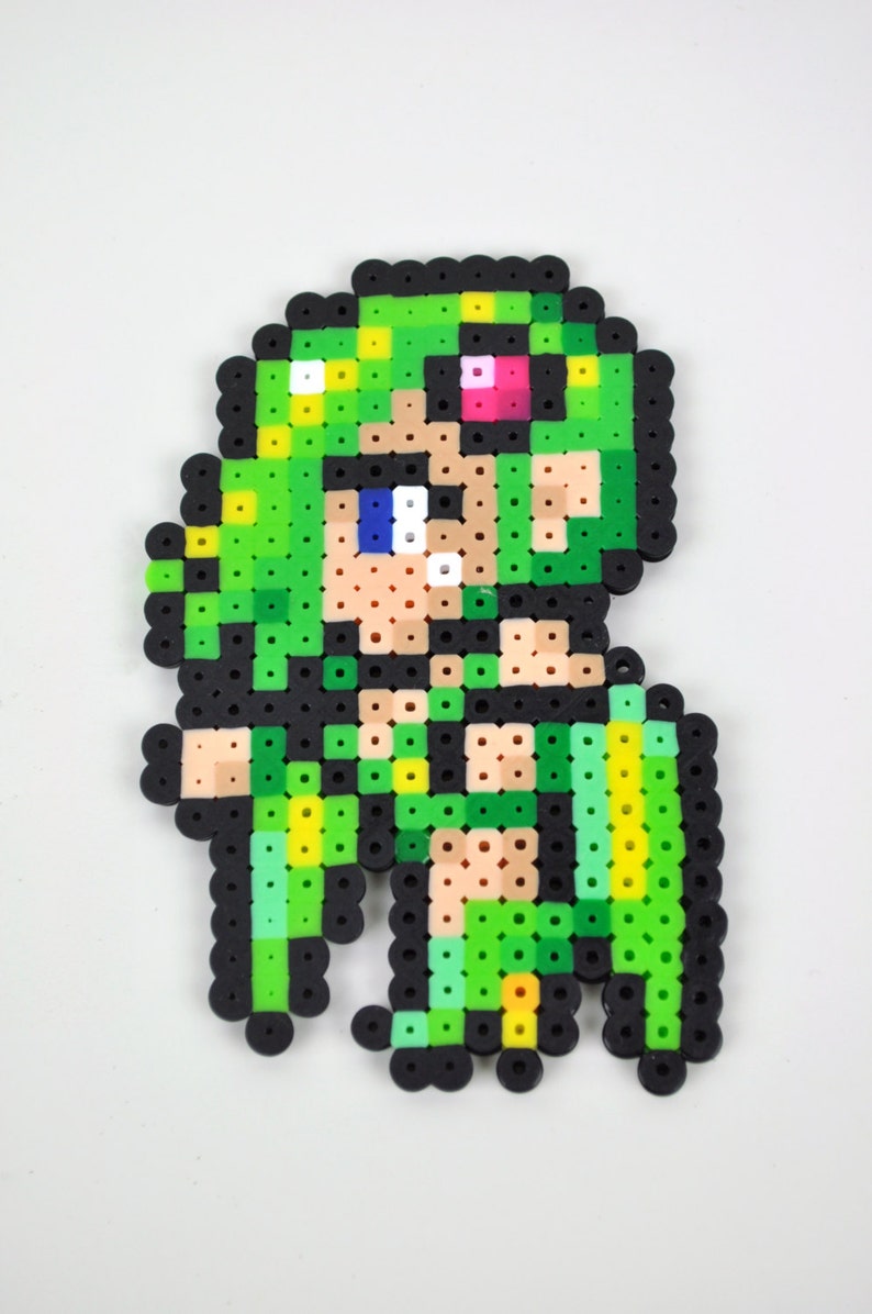 Final Fantasy IV Rydia Perler Bead Magnet - Etsy