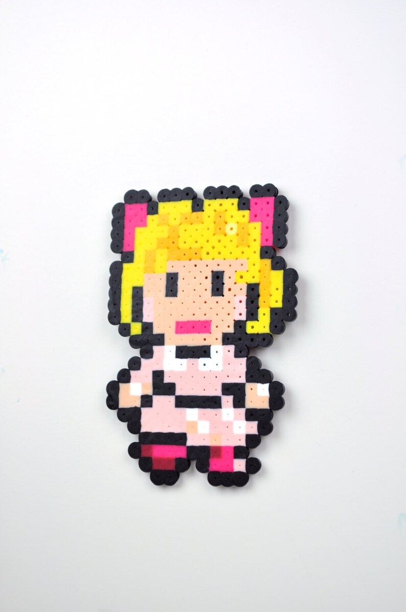 Earthbound Magnet Set Perler Bead Super Nintendo Ness Paula - Etsy