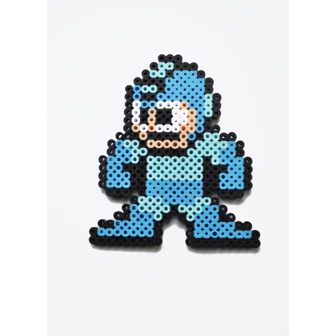 Mega Man Perler Bead Magnet - Etsy