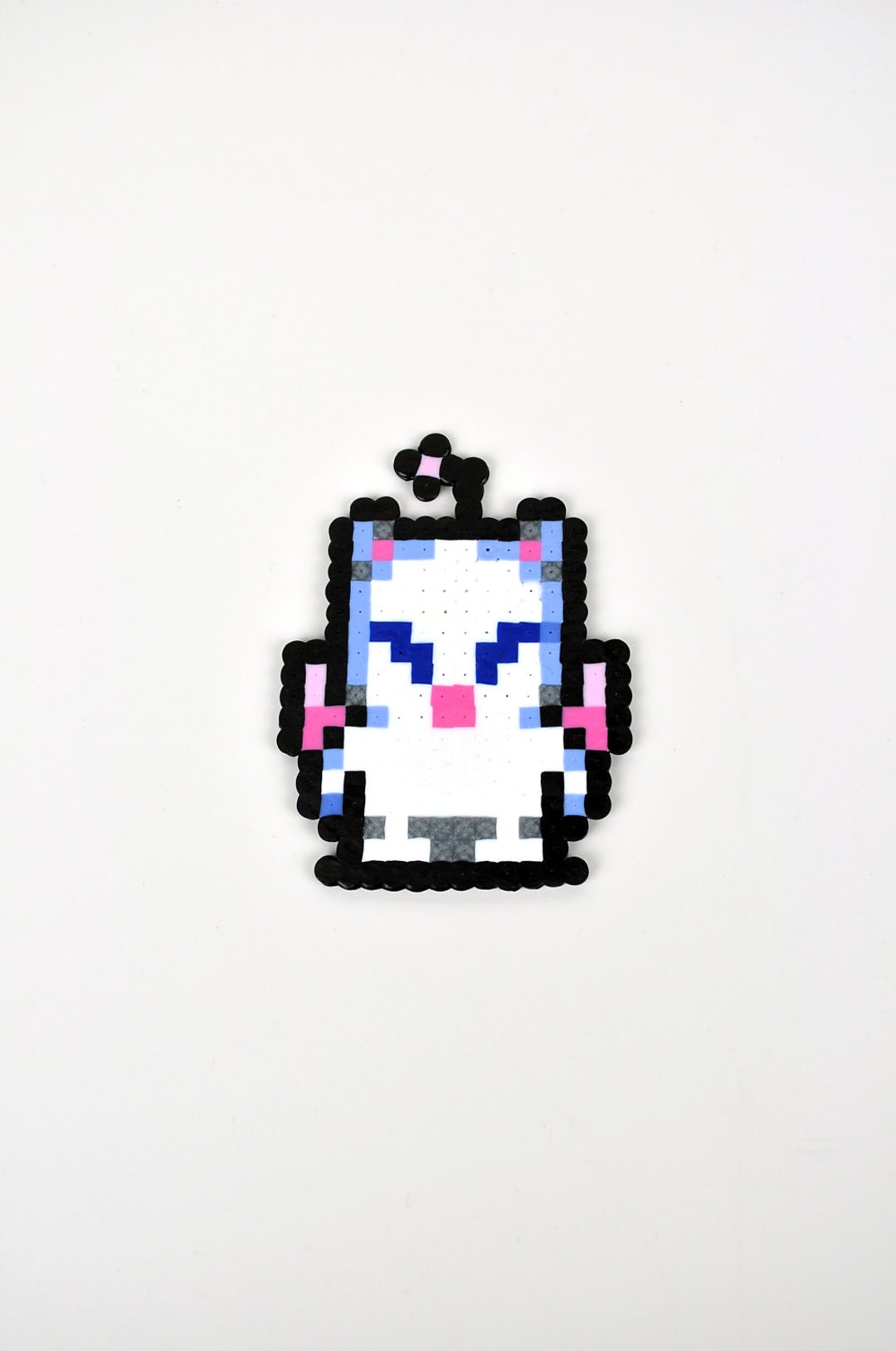 Moogle Magnet, Final Fantasy 3 Perler Bead Mog - Etsy
