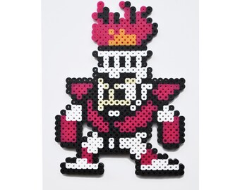 Super Nintendo Perler Bead Magnet Mega Man X Zero | Etsy