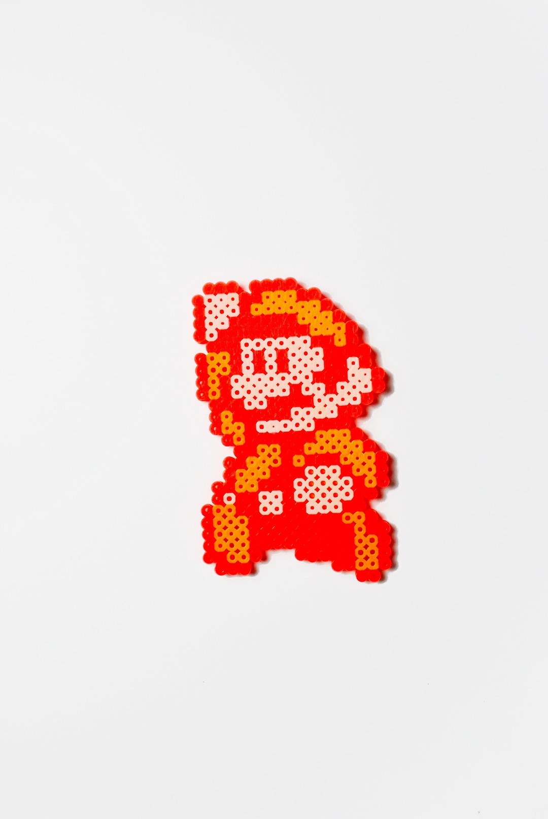 Fire Flower Mario/luigi Super Mario Bros. 3 Nintendo Perler Bead Magnet ...