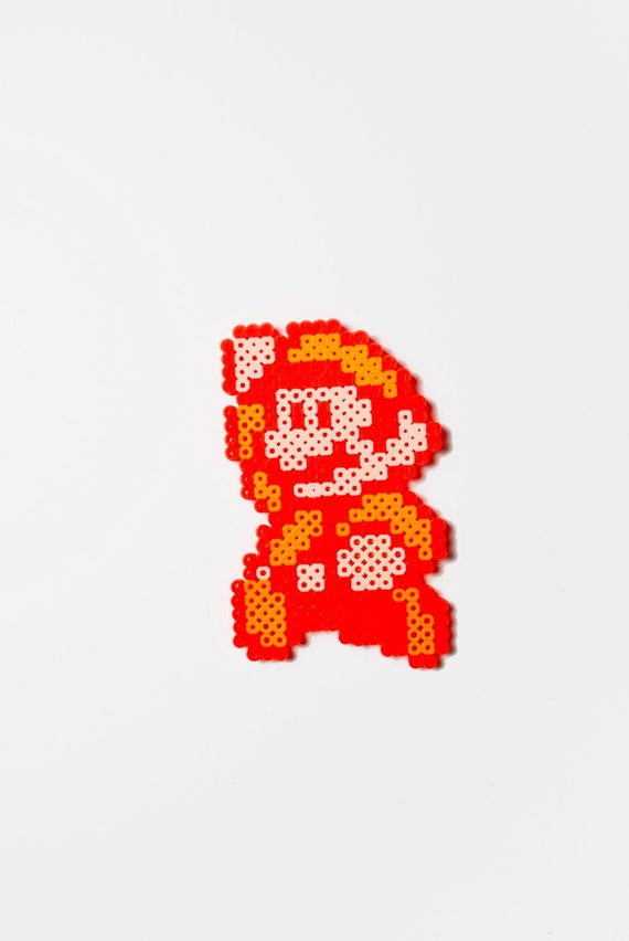 Fire Flower Mario/Luigi Super Mario Bros. 3 Nintendo Perler | Etsy