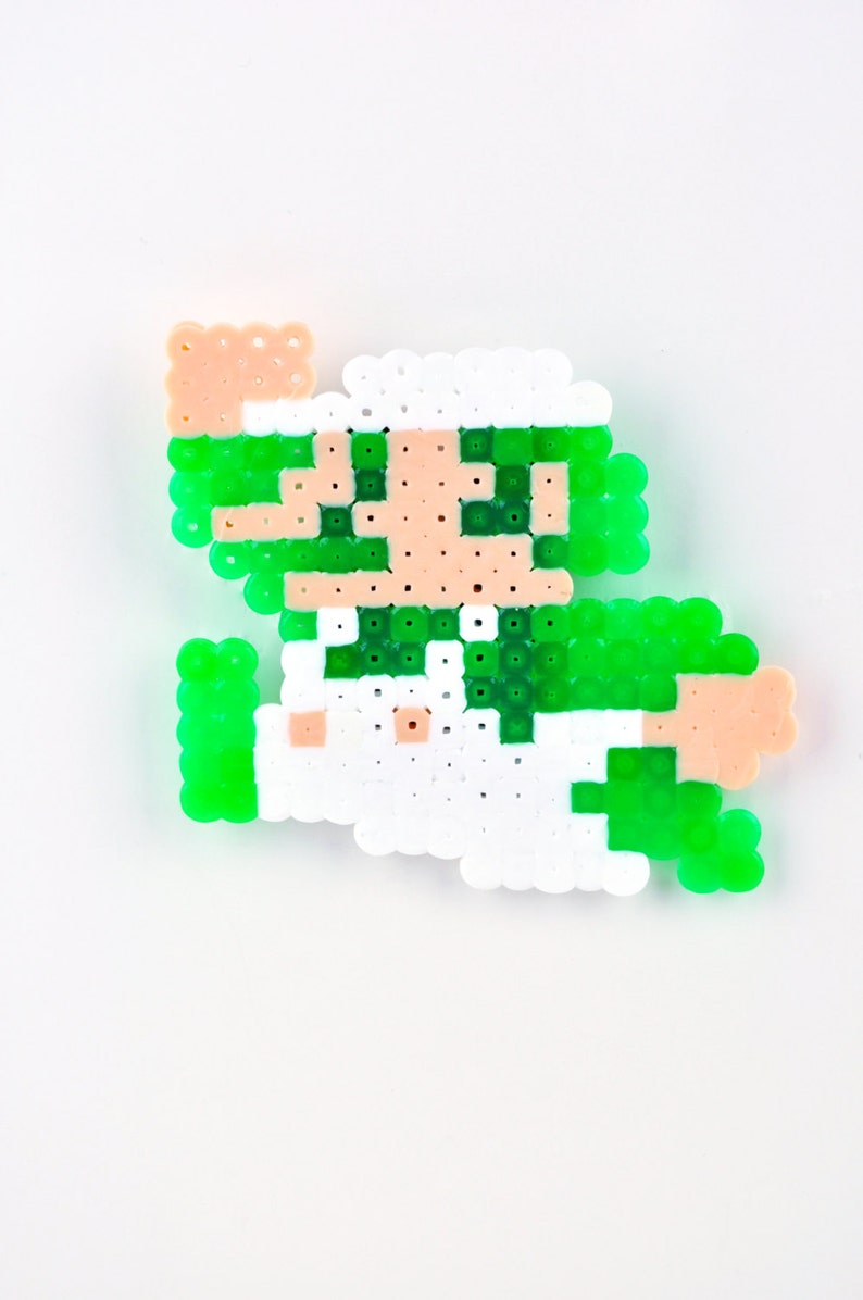 Super Mario Brothers Mario and Luigi Perler Bead Magnet Set - Etsy