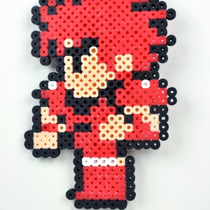 Final Fantasy 1 Fighter Magnet 8-bit Perler Bead Nintendo - Etsy