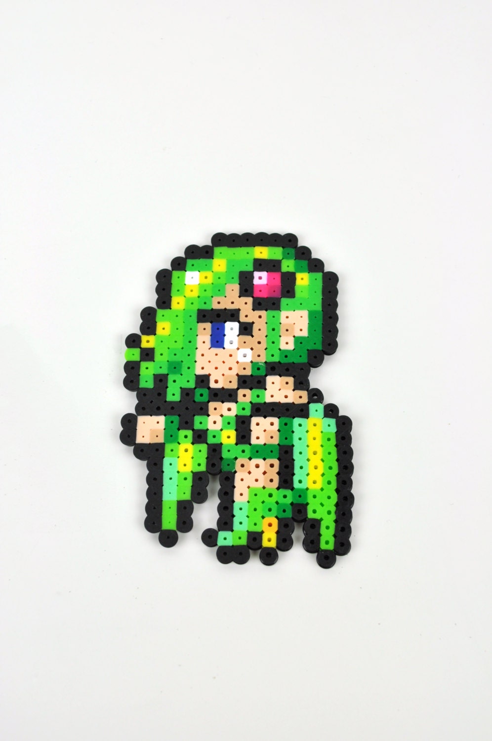 Final Fantasy IV Rydia Perler Bead Magnet - Etsy
