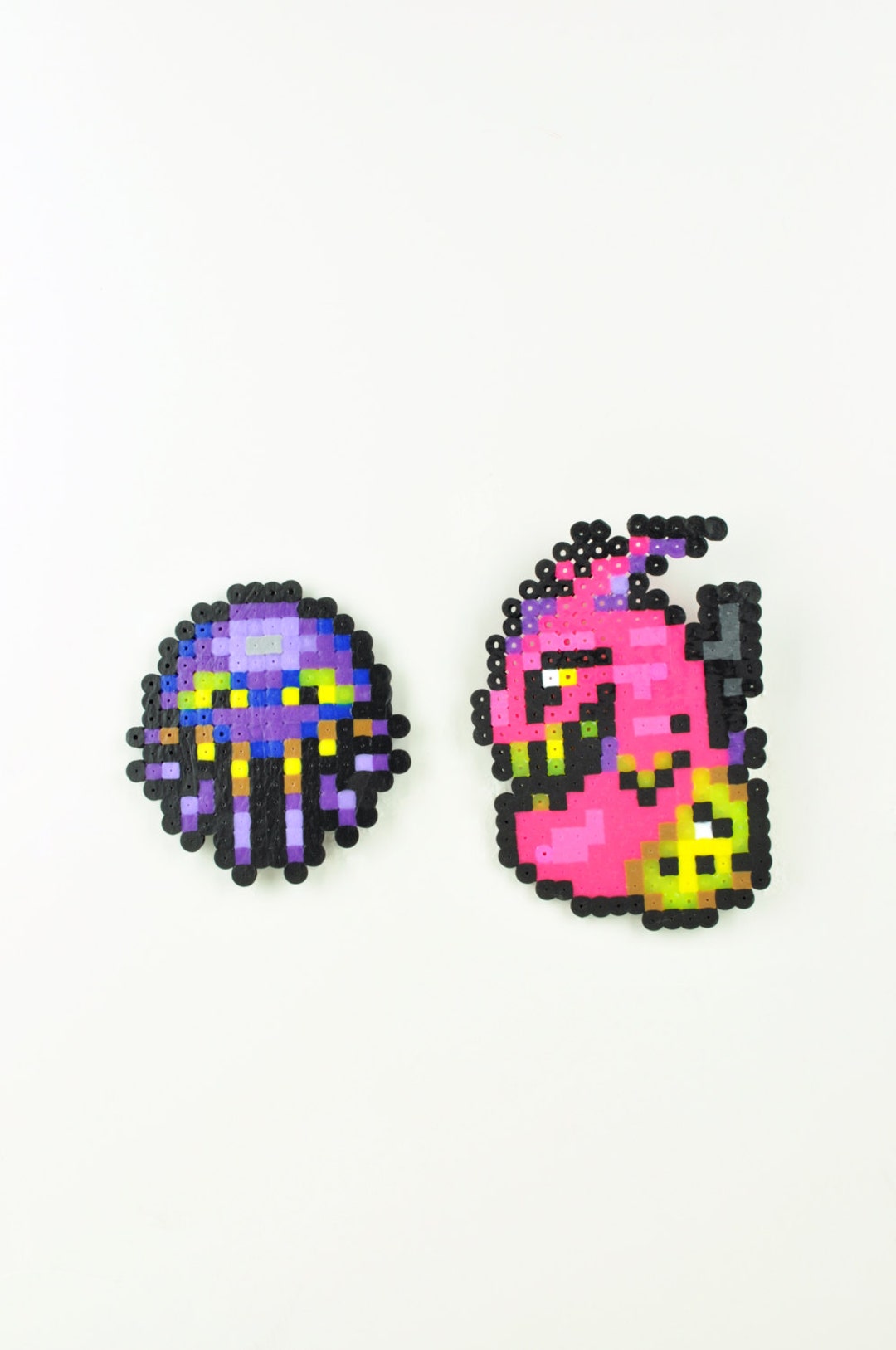 Super Nintendo Final Fantasy 6 Magnet Set Perler Bead Ultros and Typhon ...