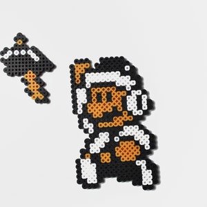 Hammer Suit Mario/Luigi Super Mario Bros. 3 Nintendo Perler | Etsy