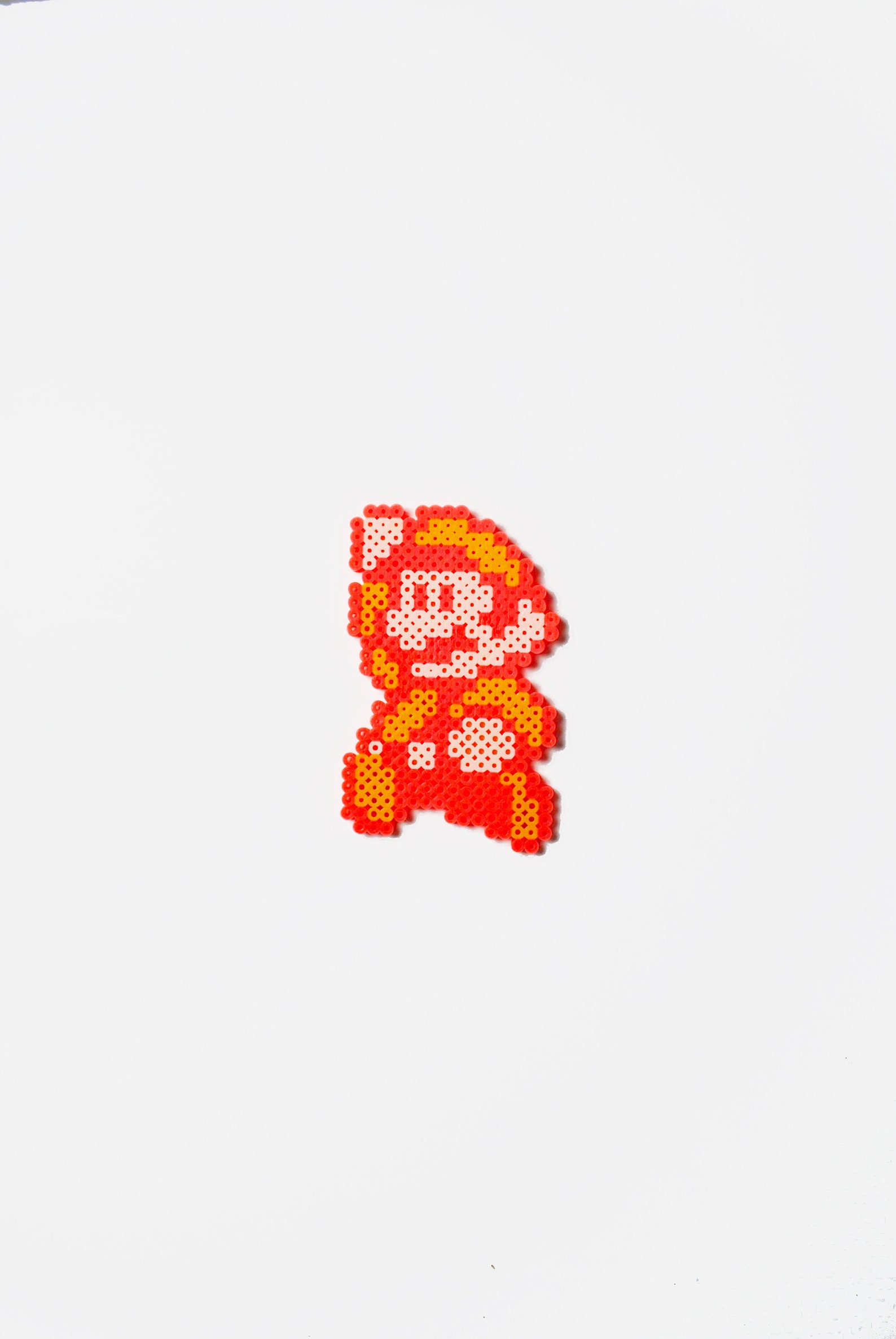 Fire Flower Mario/luigi Super Mario Bros. 3 Nintendo Perler Bead Magnet ...