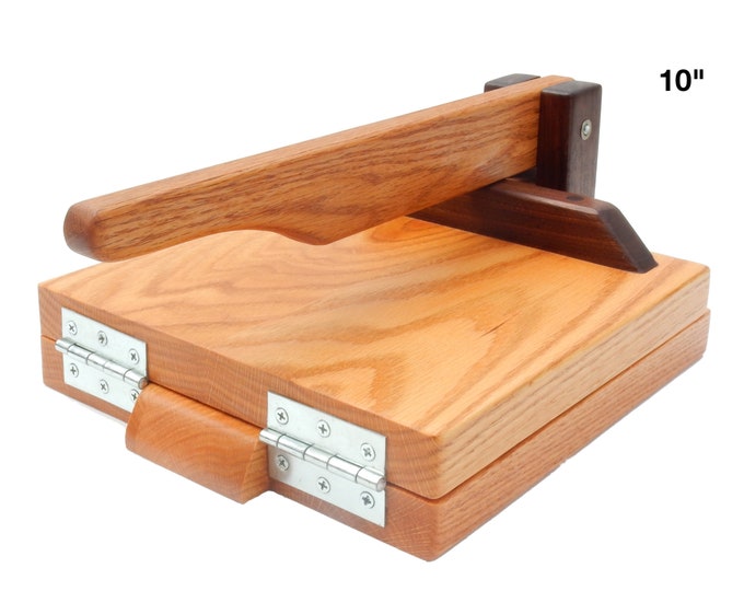 10" Hardwood Tortilla Press - Red Oak - Etsy