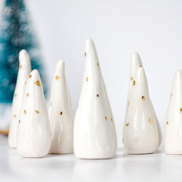 White Ceramic Christmas Tree - Etsy