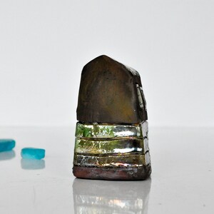 Raku Fired Ceramic Art House: Handcrafted Croatian Pottery - Etsy