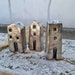 Set of 3 Raku Fired Ceramic Houses | Handmade Sculptural Home Decor ...