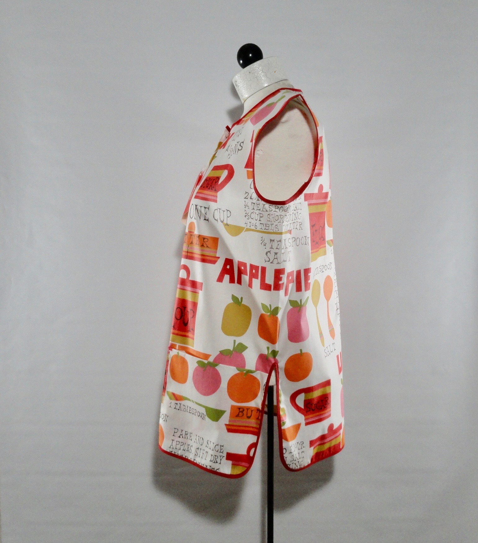 MCM Cotton Kitchen Smock Small Vintage 50s 60s Fabrics M - Etsy