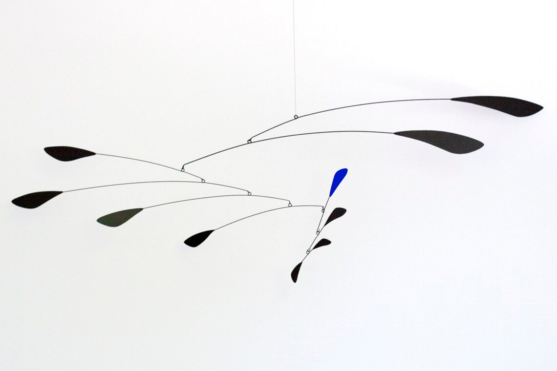 Raven Mobile Hanging Mobile Mid-century Modern Sculpture - Etsy