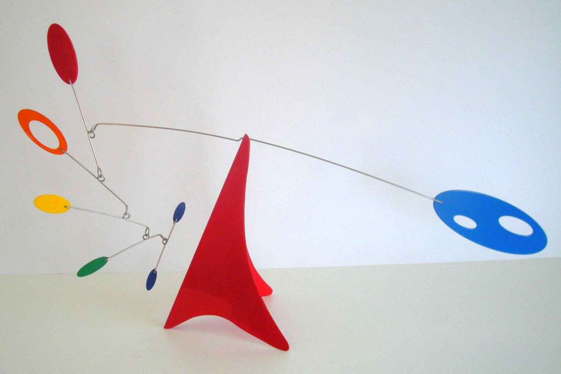 Mid-century Modern Tabletop Mobile Stabile Hanging Mobile Art Sculpture ...
