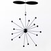 Large Hanging Mobile Wall Decor Sculpture Art Black Mid-century Modern ...