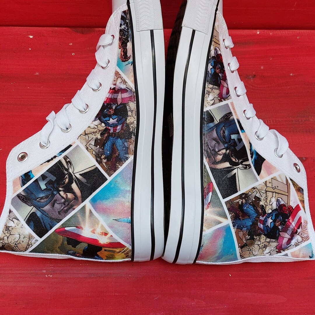 Hand Customised/hand Custommised Digital Style Marvel Captain America ...