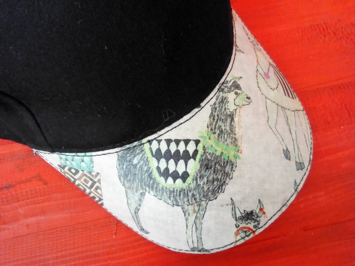 Hand Customised/custom Animal Theme Basebal Cap Sloth Monkey Llama - Etsy