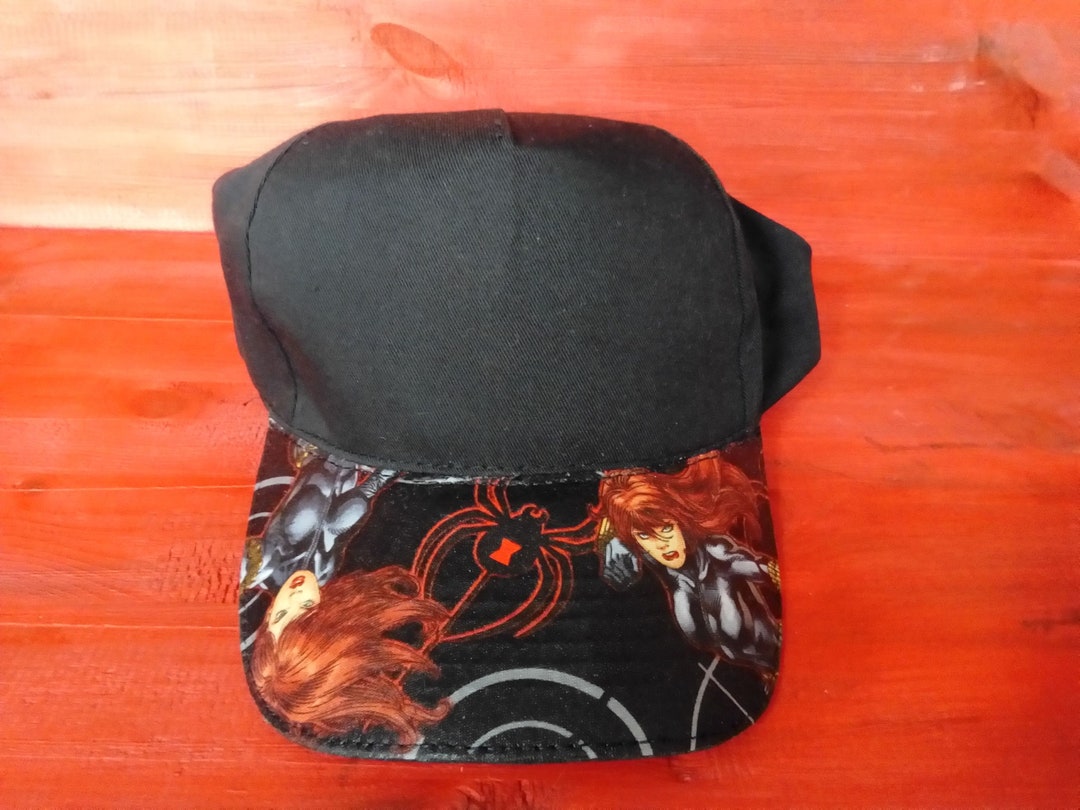 Hand Customised/custom Marvel Black Widow Theme Baseball Cap - Etsy