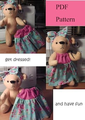 PDF Bailey Bear Memory Bear Sewing Pattern Beginner Memory - Etsy Canada