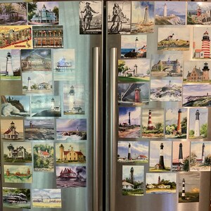 Tybee Island Lighthouse Fridge Magnet 3.5x5. Savannah - Etsy