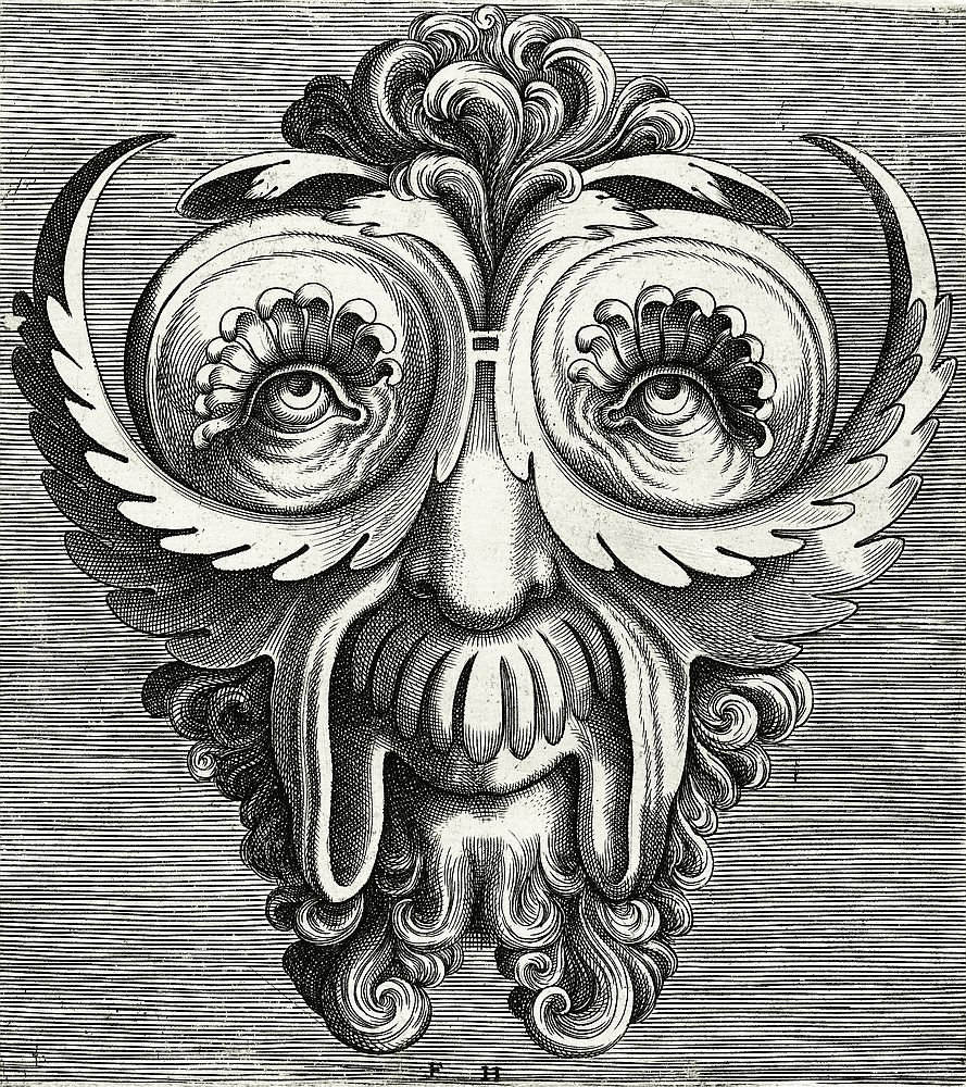 Funny Grotesque Masks Vintage Art Printable Coloring Pages. 6 | Etsy