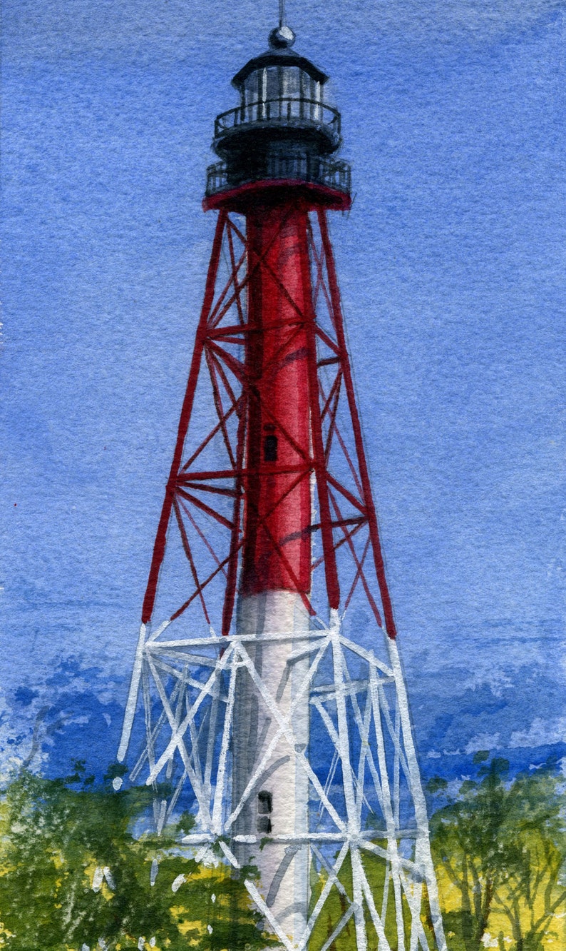 Crooked River Lighthouse, Carrabelle, Florida Forgotten Coast. Red ...