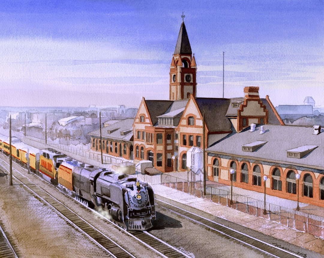 Cheyenne Depot & Union Pacific Frontier Days Steam Train, Wyoming ...