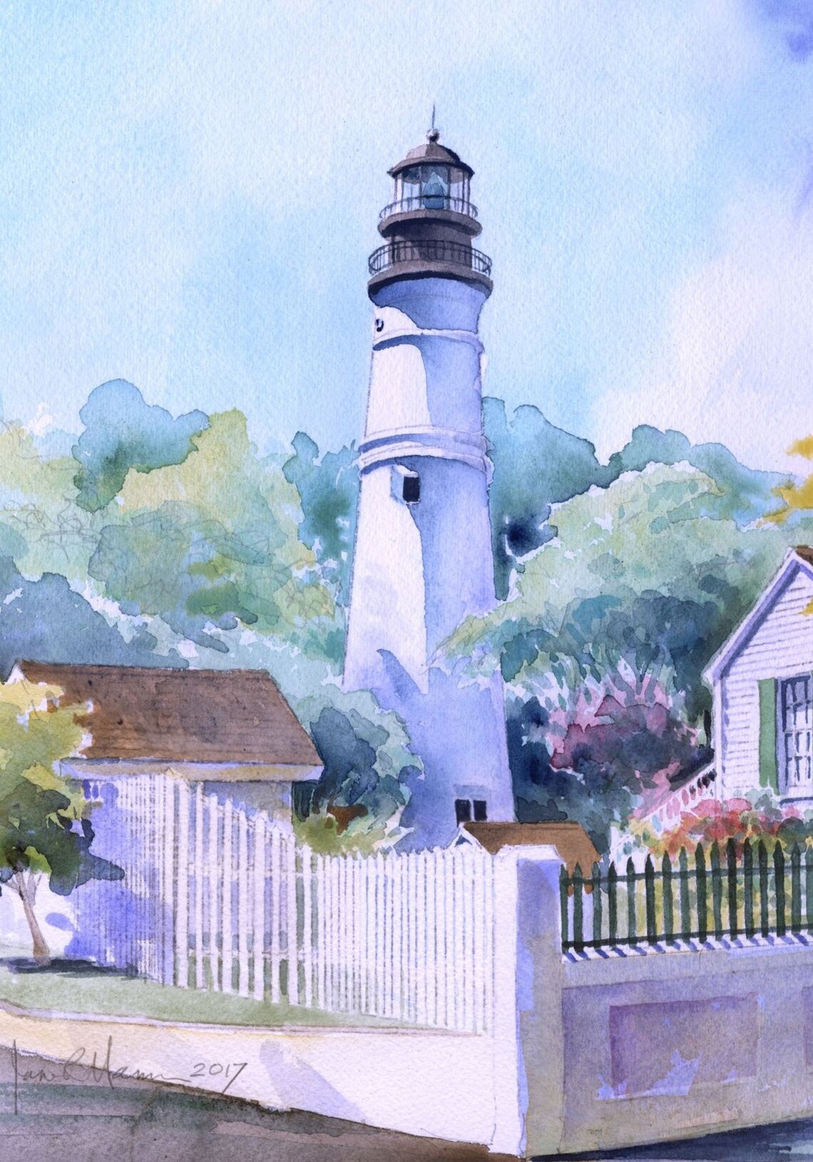 Key West Lighthouse Florida Fridge Magnet 3.5x5. - Etsy